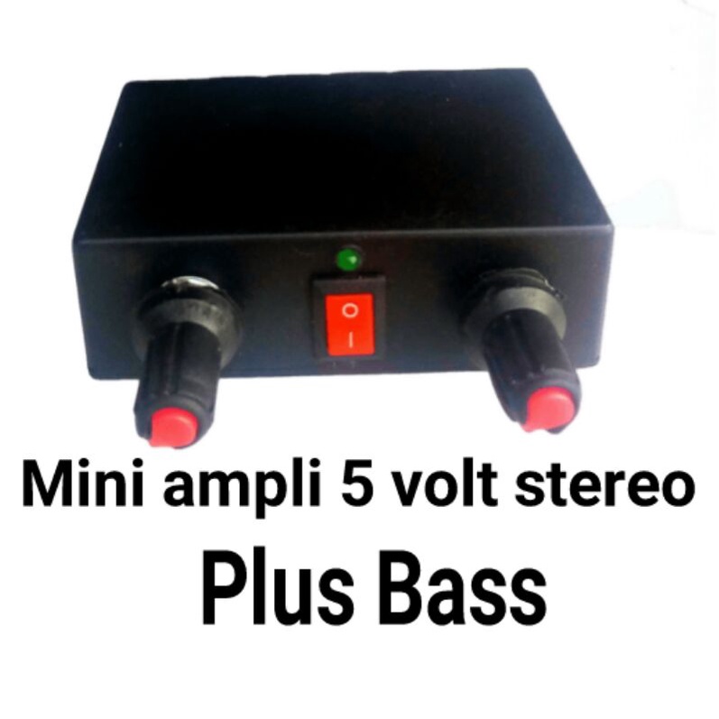 Jual Mini ampli 5 volt stereo plus super Bass | Shopee Indonesia
