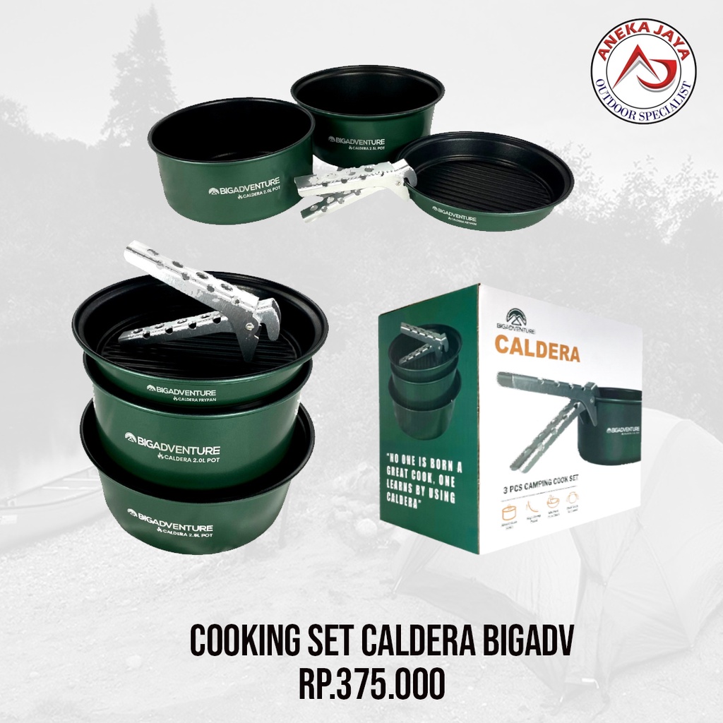 Jual COOKING SET BIGADVENTURE CALDERA | Shopee Indonesia