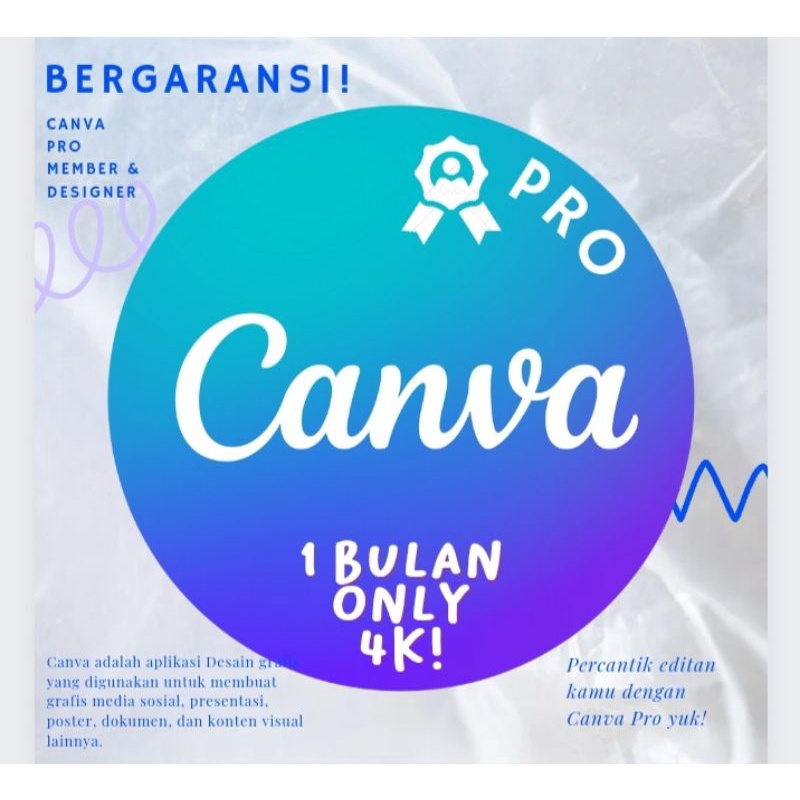 Jual CANVA PRO KANVAS EDITING FOTO & VIDEO | Shopee Indonesia