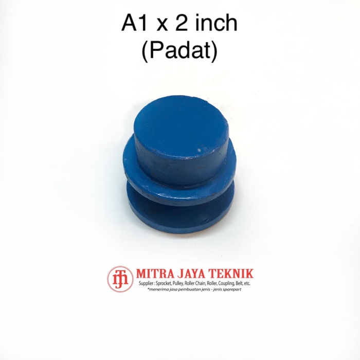 Jual PULI BESI PADAT A1 x 2 inch PULLY PULLEY POLLY POLI 1 JALUR ...