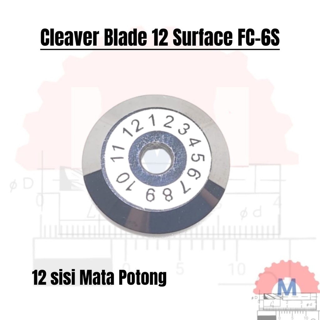 Jual Fiber Optic Blade cleaver blade 12 surface optical fiber cutting ...