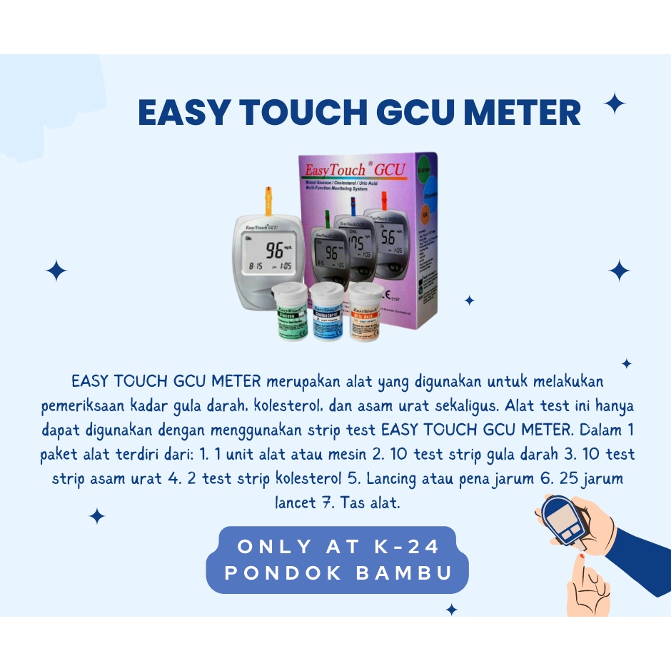 Jual EASY TOUCH GCU METER | Shopee Indonesia
