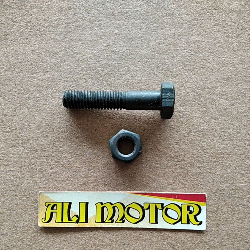 Jual Baut + mur baja M6 kunci 10 ukuran 10 panjang 3cm | Shopee Indonesia