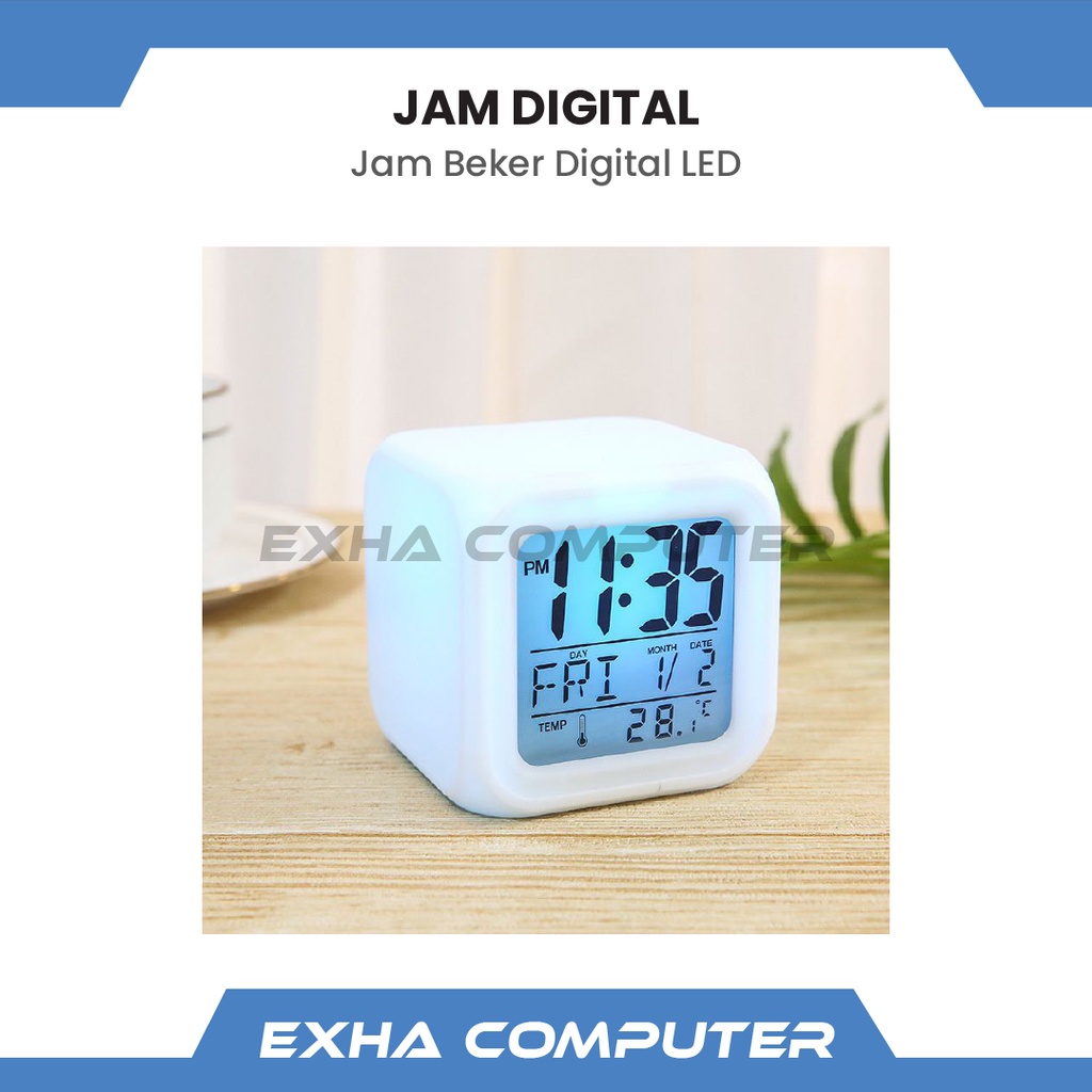 Jual JAM BEKER DIGITAL MOODY CLOCK | Shopee Indonesia