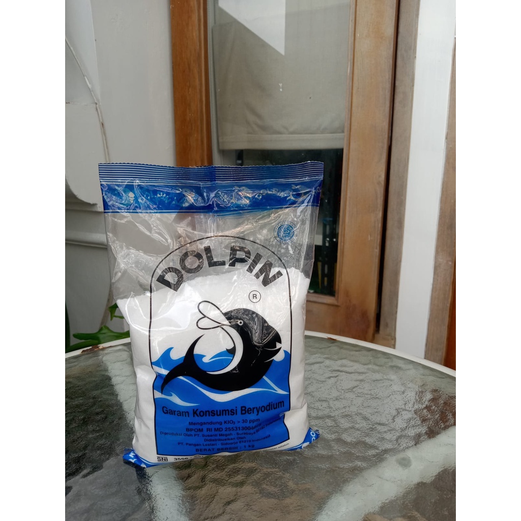 Jual dolphin garam konsumsi beryodium 1kg | Shopee Indonesia