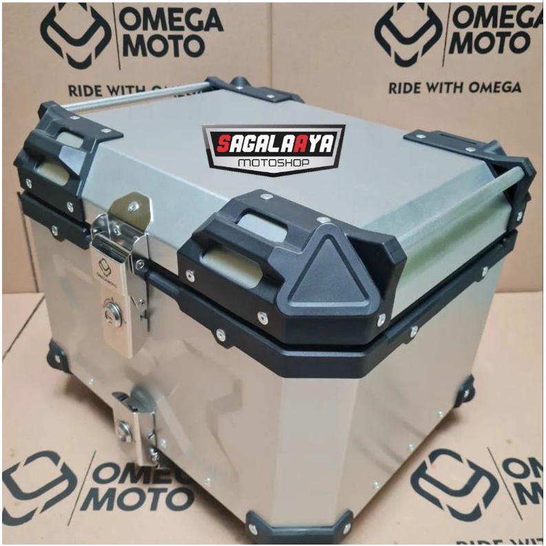 Jual Top Box motor alumunium pannier 40L omega import cb150x versys 650 ...