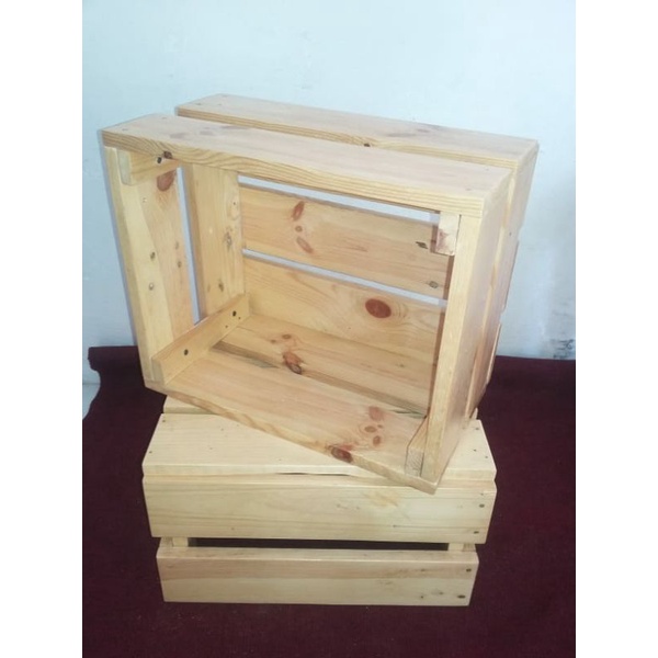 Jual box kayu jati belanda rustic | Shopee Indonesia