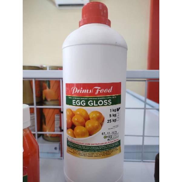 Jual Egg Gloss Prims Food 1Liter | Shopee Indonesia