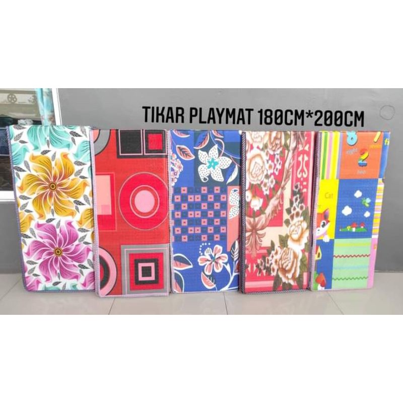 Jual Tikar Busa Motif Baru Tikar Lipat/Matras Lipat Playmat Baby ...