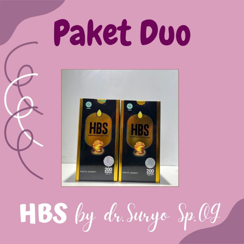 Jual PAKET DUO "HBS by dr.Suryo SpOG" Promil | 2 botol | | Shopee Indonesia