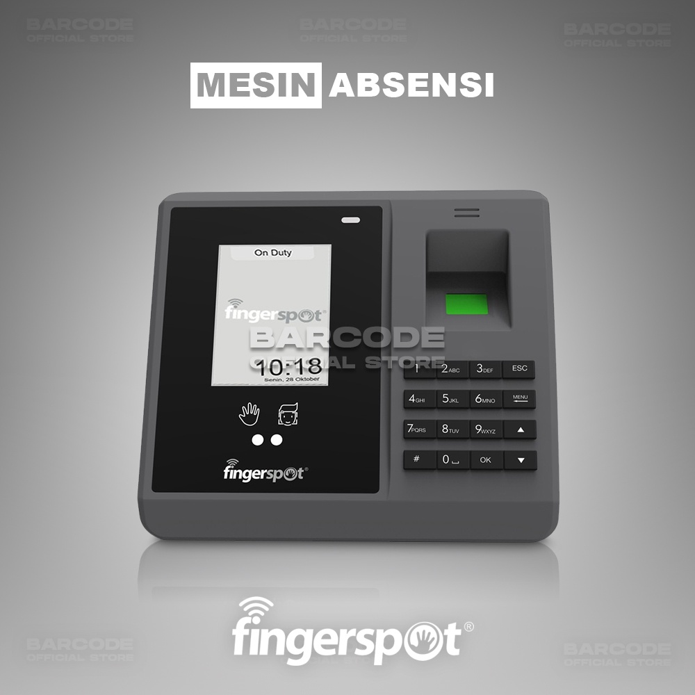 Jual Mesin Absensi Fingerspot Revo WFV-208BNC Fingerprint Scan Wajah ...