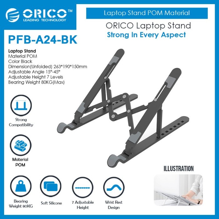 Jual Alas Laptop Orico Laptop Stand - Pfb-A24 | Shopee Indonesia