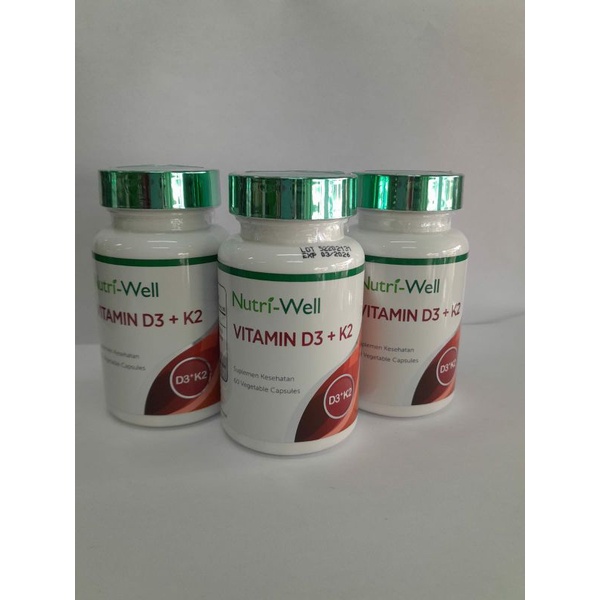 Jual Nutriwell Vitamin D3 + K2 | Shopee Indonesia