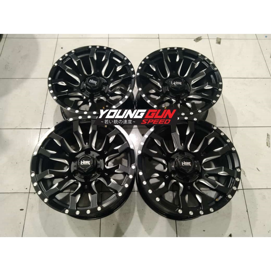 Jual Velg Ford Ranger R18 Racing HSR BURNEH Ring 18 Lebar 9 Lubang 6 ...