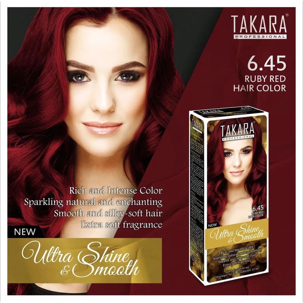 Jual TAKARA PROFESSIONAL ULTRA SMOOT & SHINE HAIR COLOR | Shopee Indonesia