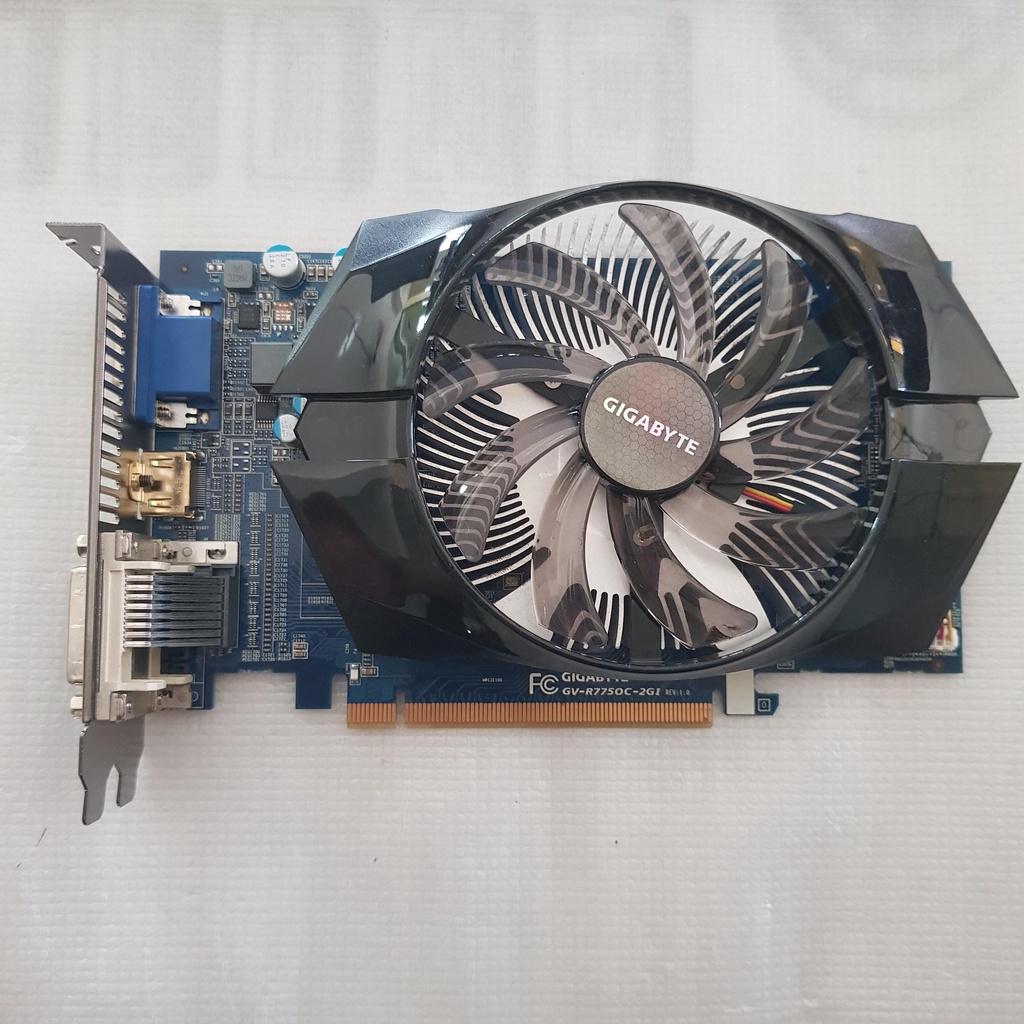 Jual GIGABYTE Radeon HD 7750 HD7750 2GB GDDR3 Minus Tak Tampil | Shopee ...