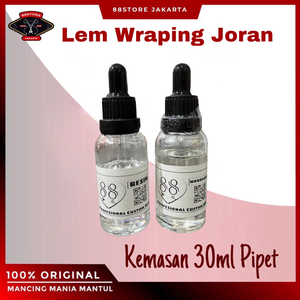Jual 88storejakarta Liebe Lem resin epoxy wraping custom joran botol ...