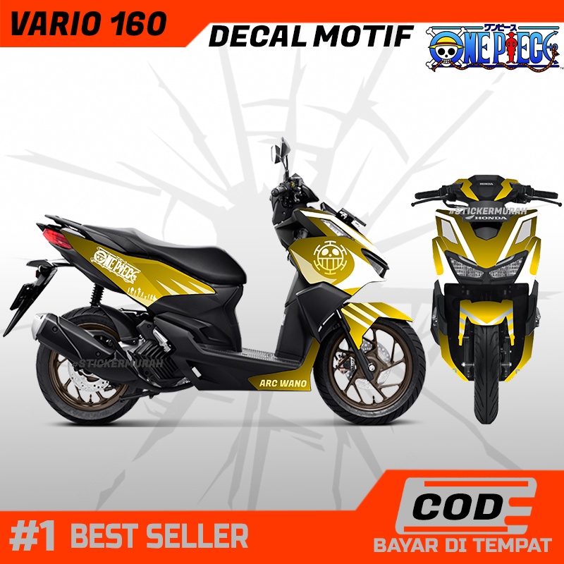 Jual Decal Sticker Printing Body Motor Vario 160 Motif Keren One Piece ...