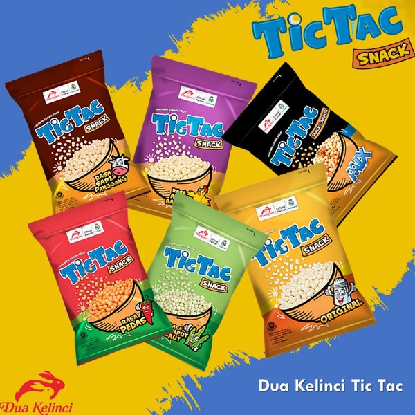 Jual ( BERKAH ) TIC TAC Snack Pilus Renceng isi 10 x 18gr Dua Kelinci ...