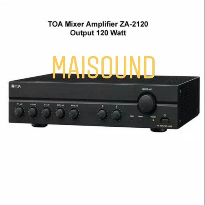 Jual Ampli Amplifier Toa Za-2120 / Za2120 / Za 2120 Ampli 120 Watt ...