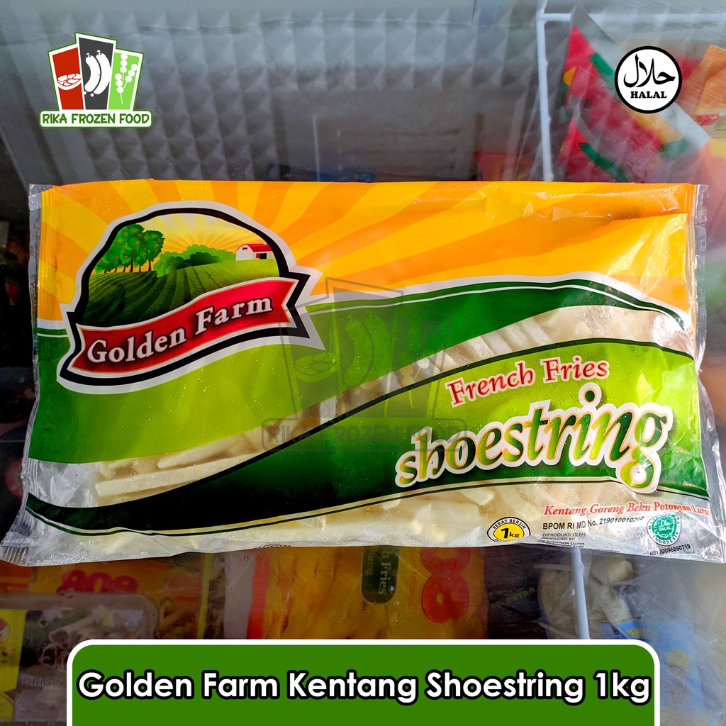Jual Golden Farm Shoestring / Kentang Goreng 1 kg | Shopee Indonesia