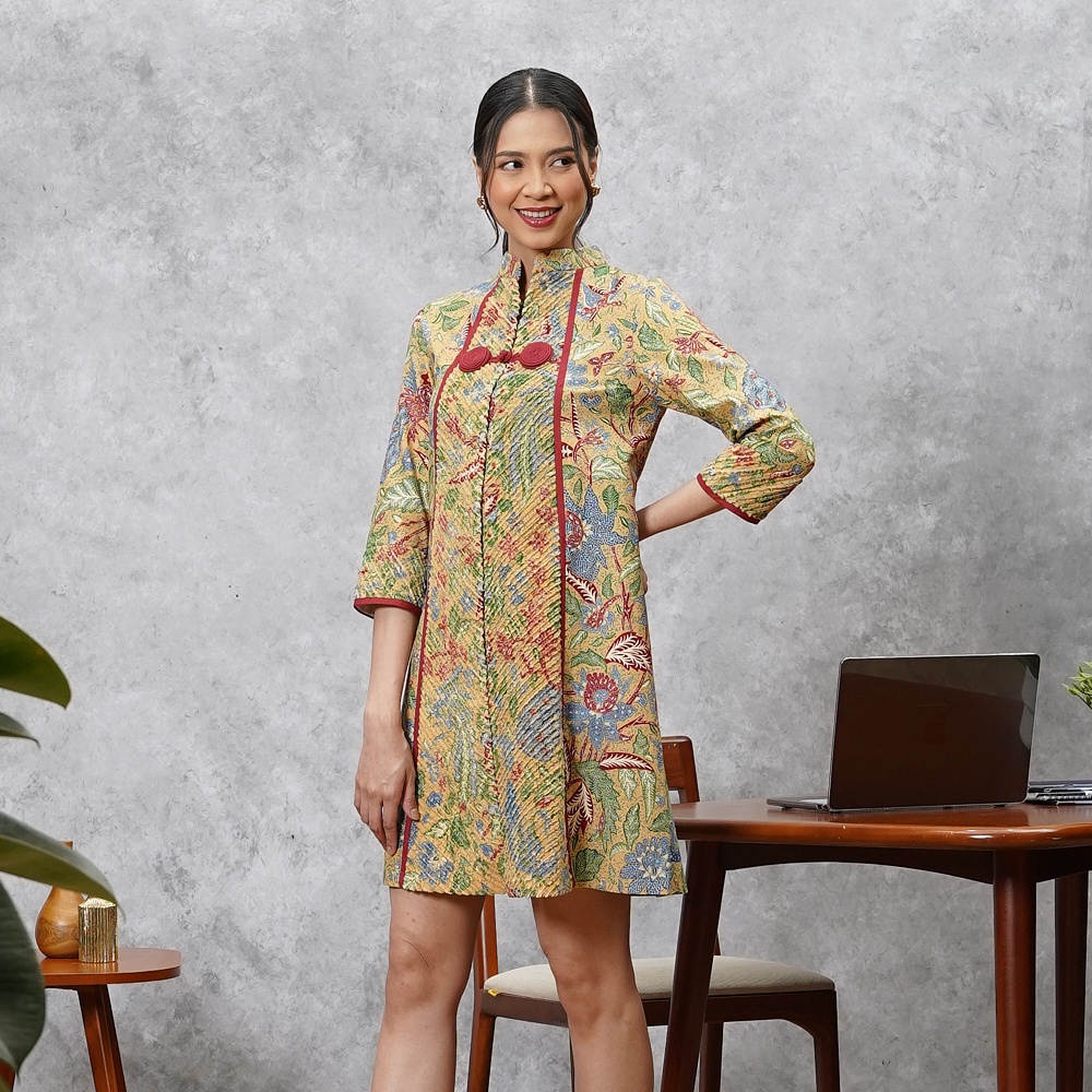 Jual NONA RARA - Eyes 3N RMB D0385, Baju Batik Kasual Modern | Shopee ...