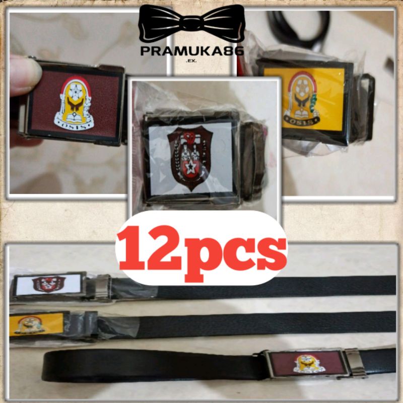 Jual (12pcs) Sabuk Gesper Sekolahan SD SMP SMA Jepit Bahan Kalep ...