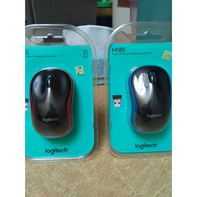 Jual Mouse Logitech Wireless M185 ORIGINAL | Shopee Indonesia