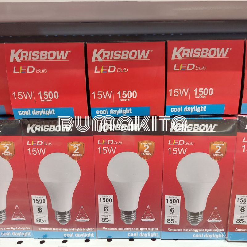 Jual Krisbow bohlam lampu led 15 watt | Shopee Indonesia