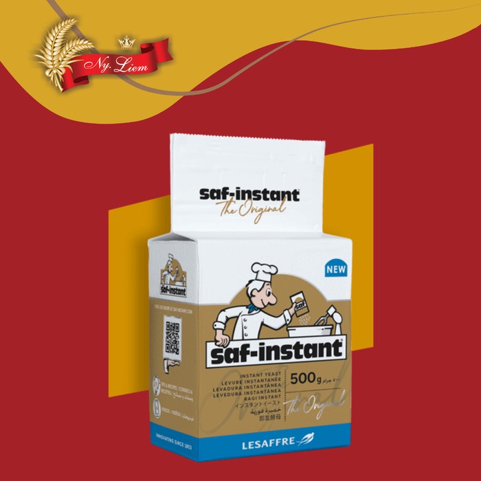 Jual SAF-INSTANT Gold Instant Dry Yeast - 500 gram | Shopee Indonesia