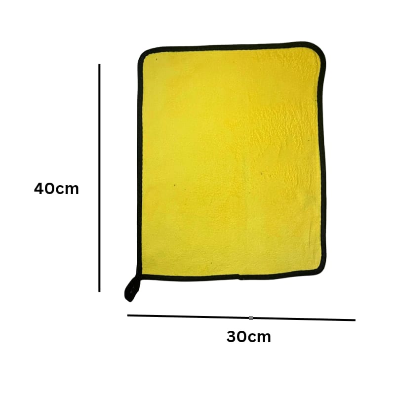 Jual KAIN LAP MICROFIBER 400GSM 30X30CM KAIN LAP KUNING MOBIL MOTOR ...