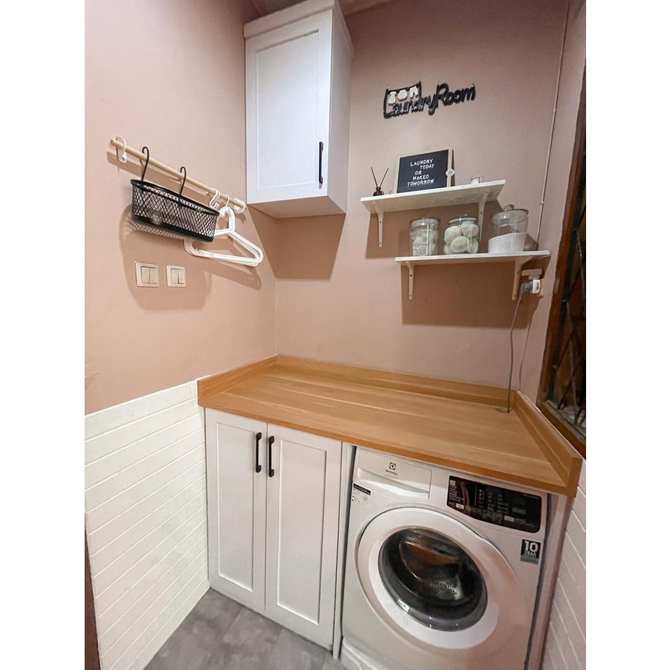 Jual LAUNDRY ROOM / KABINET MESIN CUCI / LEMARI PENYIMPANAN / RAK ...