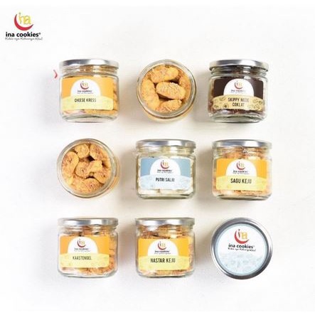 Jual INA COOKIES TOPLES JAR / Ina cookie kue keing for hampers / parcel ...