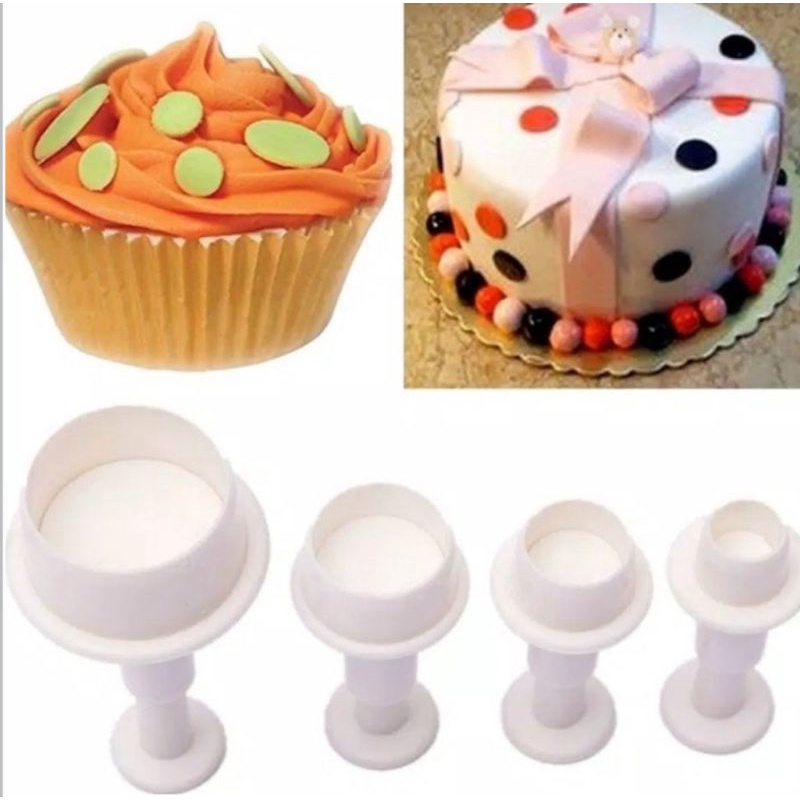 Jual Cetakan fondant,cookies bulat set 3 | Shopee Indonesia
