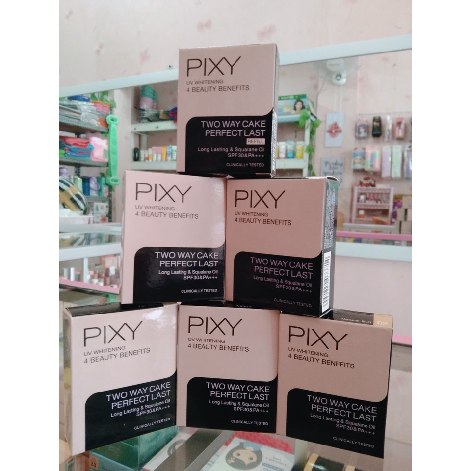 Jual pixy UV whitening compact powder | Shopee Indonesia