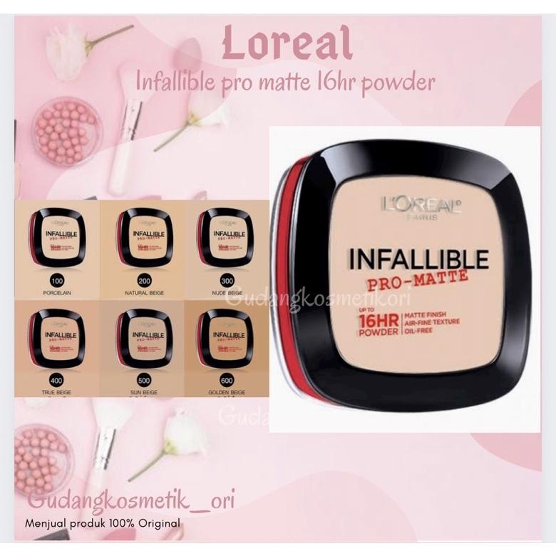 Jual LOREAL PARIS Infallible Pro-Matte Powder | Shopee Indonesia