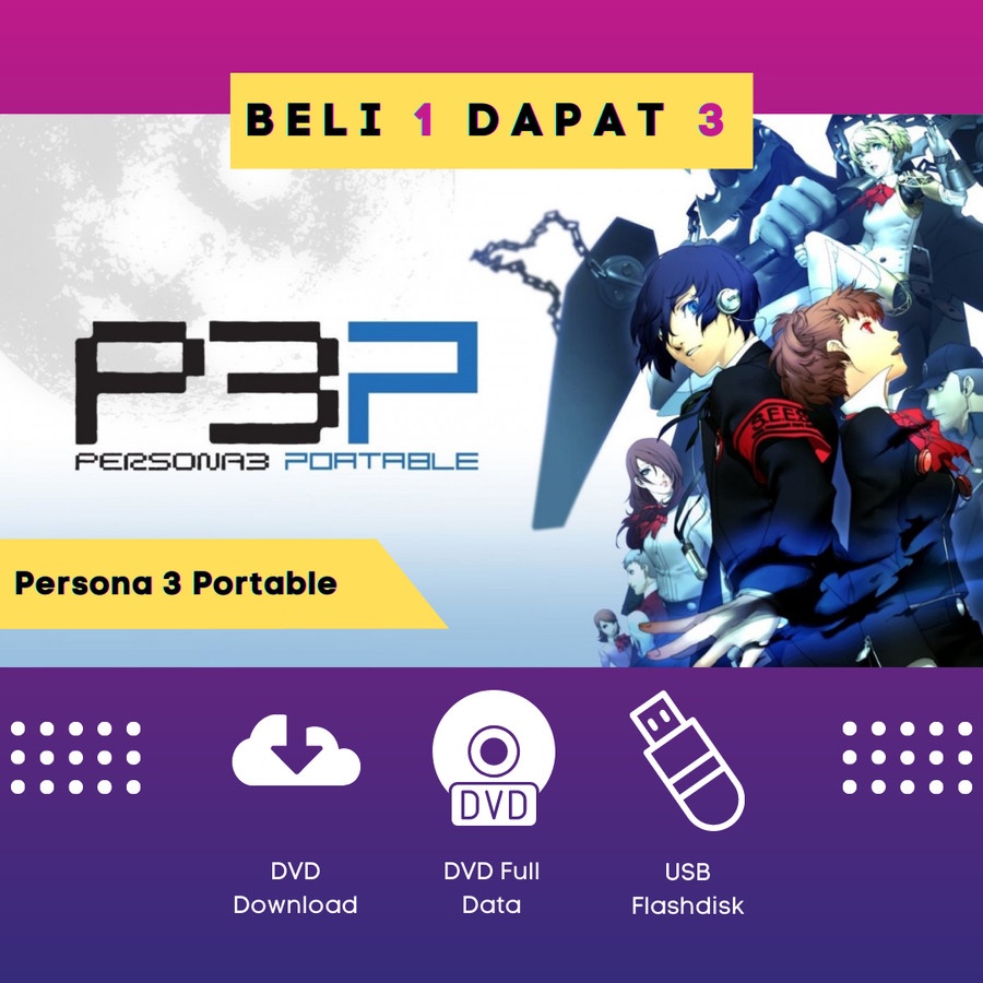 Jual Persona 3 Portable & Persona 4 Golden Bundle | Game PC Original | Shopee Indonesia