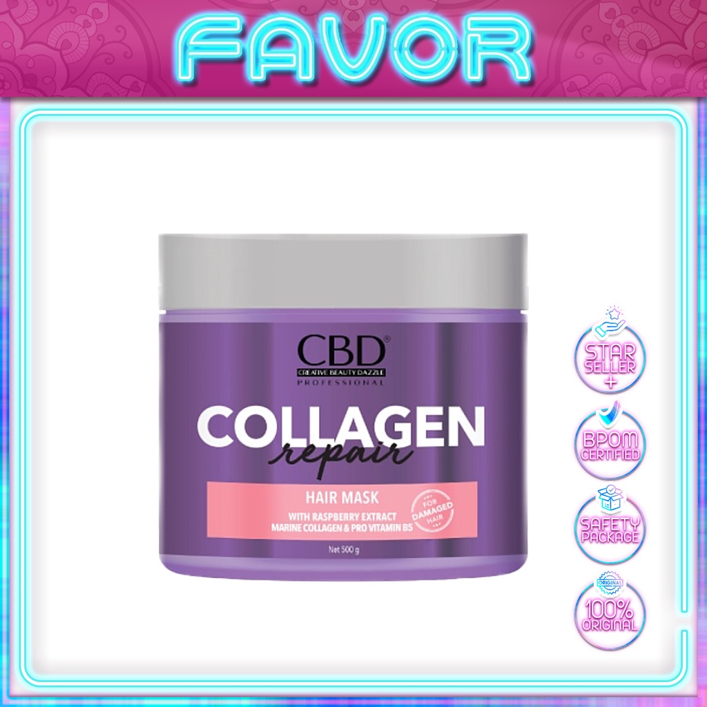 Jual CBD Collagen Repair Hair Mask 500g | Masker Rambut | Shopee Indonesia