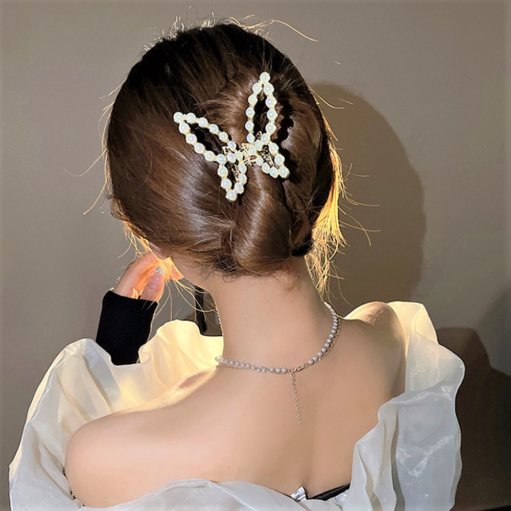 Jual Jedai Logam 7cm Kupu Kupu Jepit Rambut Alloy Jumbo Jepit Rambut ...