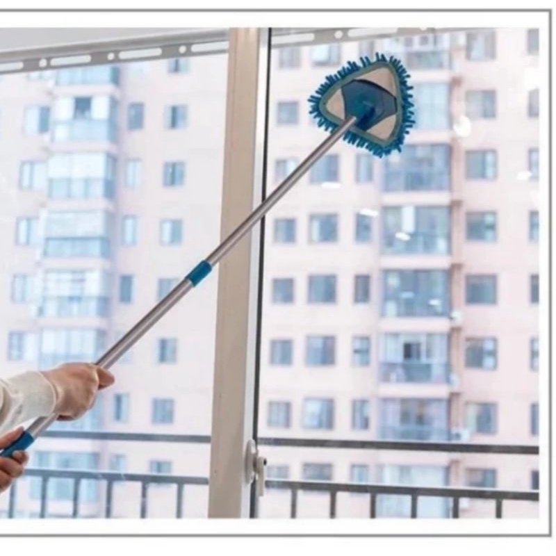 Jual Alat pembersih rumah pel dinding segitiga microfiber serbaguna ...