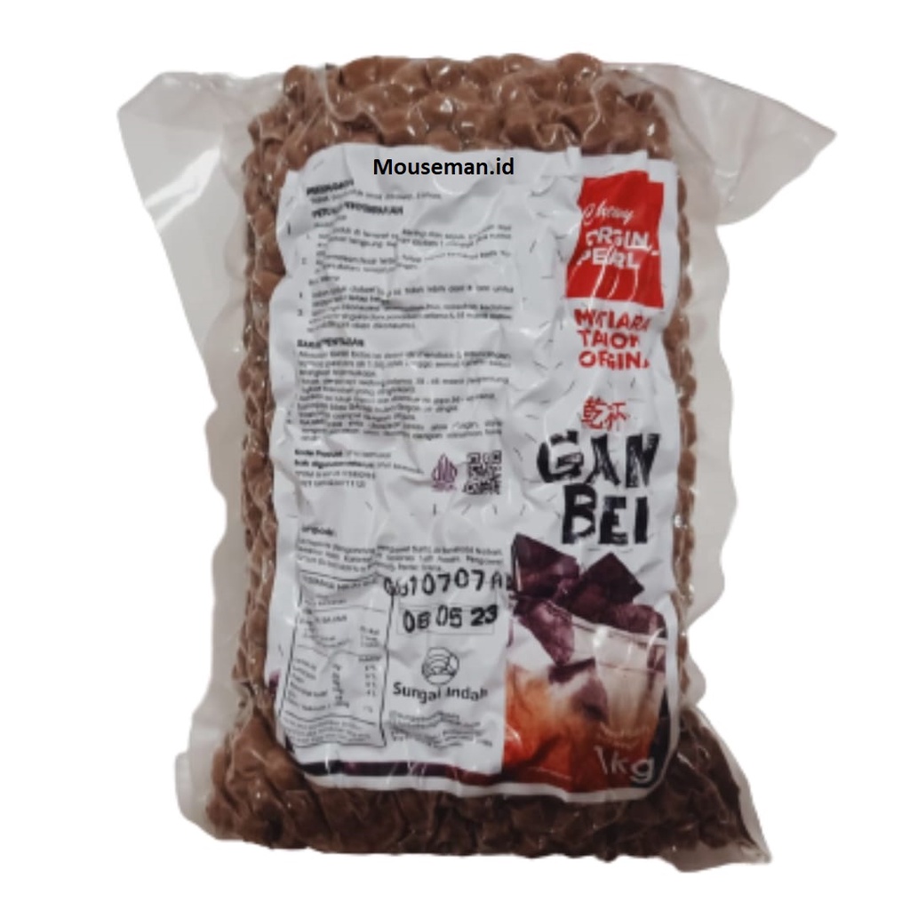 Jual Ganbei Premium BOBA PEARL Chewy ORIGINAL PEARL / MUTIARA TAPIOKA ...