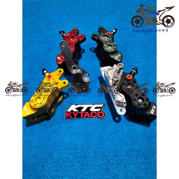 Jual kaliper ktc kytaco 4p besar kiri plus breket depan buat pcx 150/adv150 uk disc standar grey ...