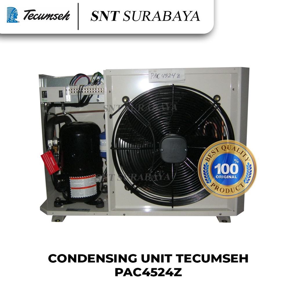 Jual CONDENSING UNIT CHILLER 2PK R404 3PHASE - TECUMSEH PAC4524Z, CDU ...