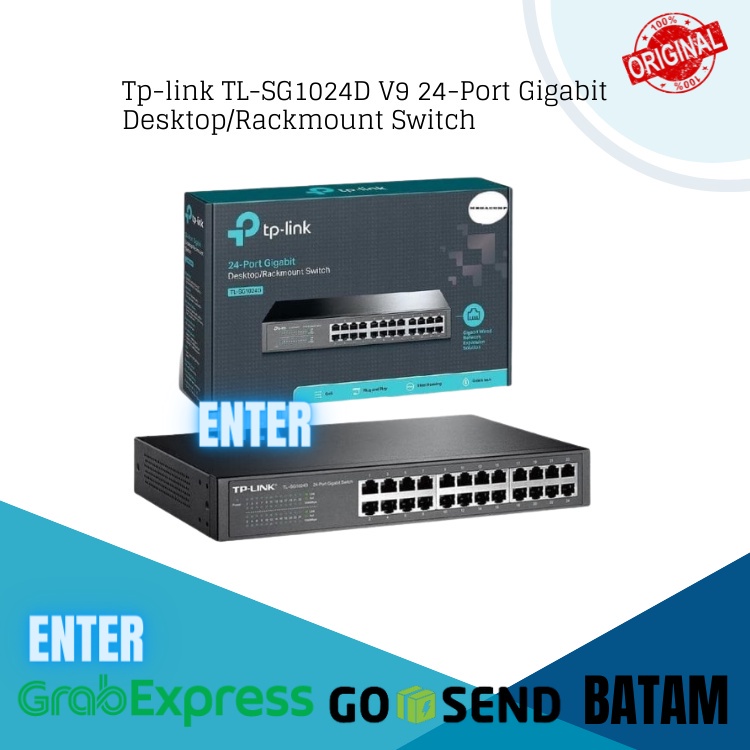 Jual Tp-link TL-SG1024D V9 24-Port Gigabit Desktop/Rackmount Switch ...