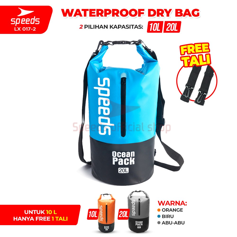 Jual SPEEDS Tas Pelampung Waterproof Dry Bag Ocean Pack Tas Anti Air Renang Pantai Portabel LX ...