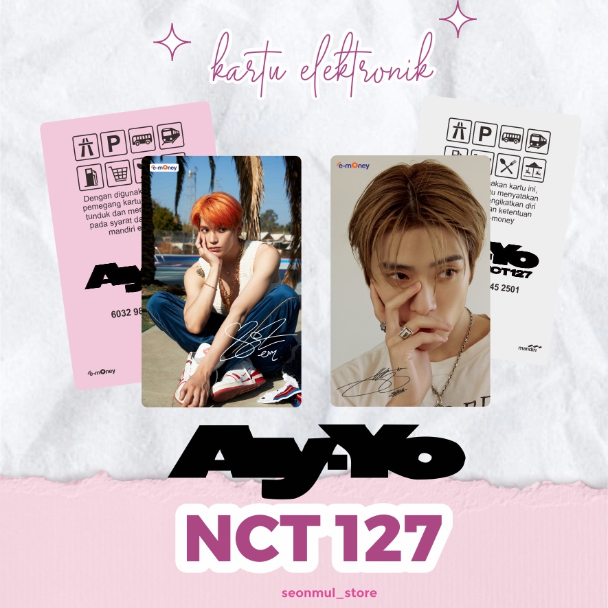 Jual EMONEY NCT127 AY-YO BRIZZI FLAZZ TAPCASH / NCT 127 AY-YO ALBUM ...