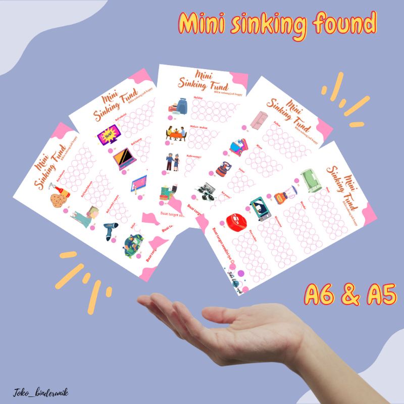 Jual MINI SINKING FUND / SAVING CHALLENGE / SINKING FUND / ISI BINDER ... Jual MINI SINKING FUND / SAVING CHALLENGE / SINKING FUND / ISI BINDER ...