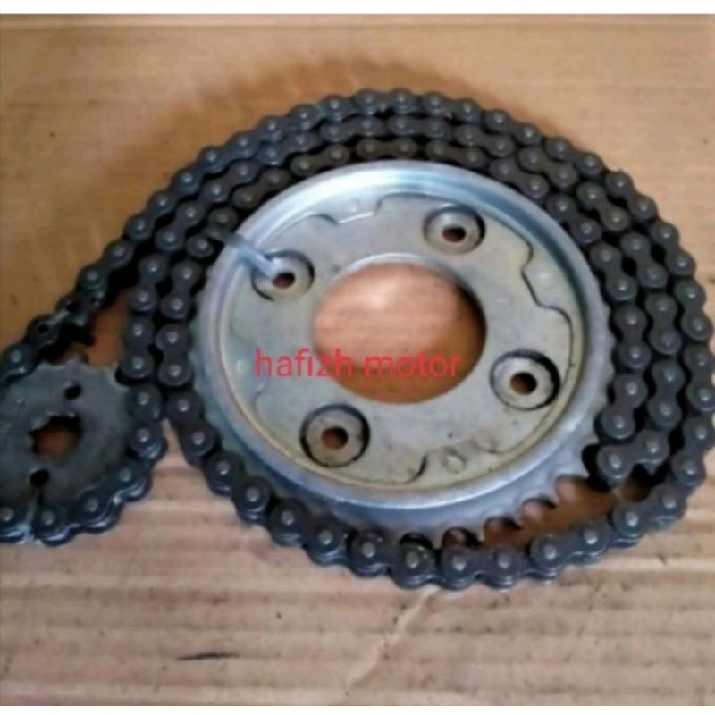 Jual Gear set gear dan rantai second copotan original Honda Revo fit ...