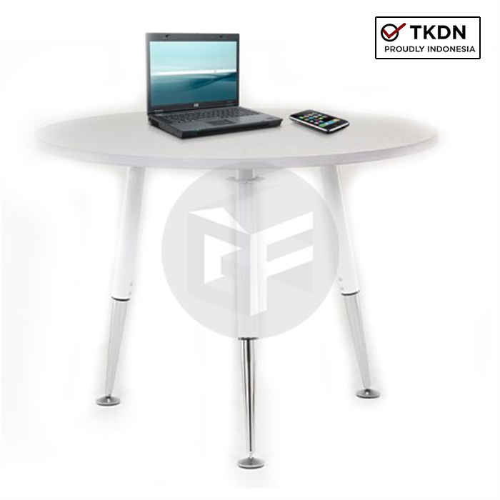 Jual Meja Meeting Bulat Meja Rapat Bundar Dealing Table Meja Café Meja ...