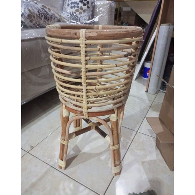 Jual standing pot rotan | Shopee Indonesia